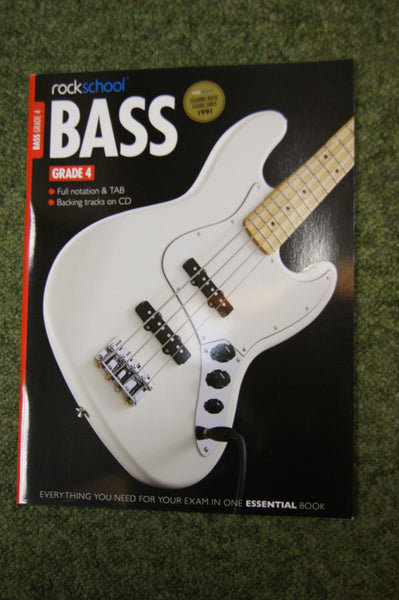 Rockschool Bass Grade 4 exam book + CD 2012-2018 | STARGOAT GUITARS